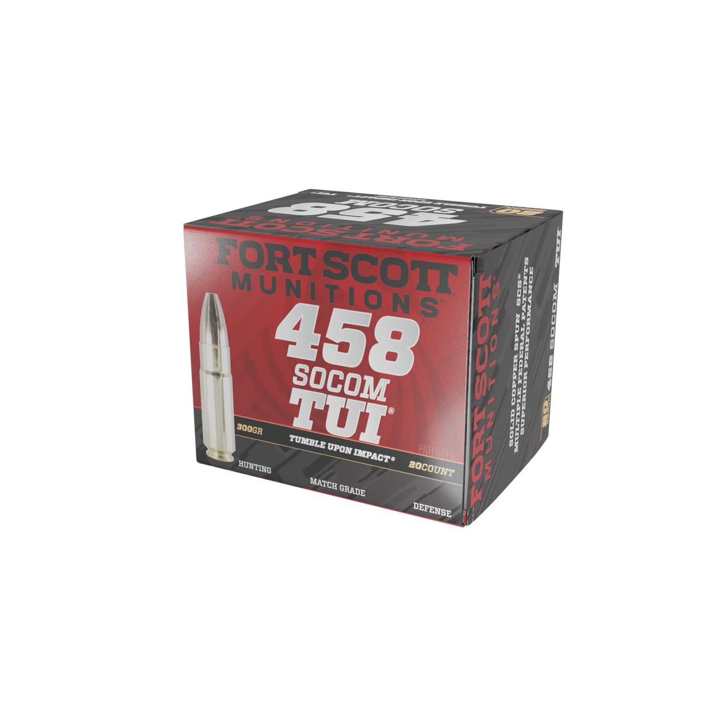 458 SOCOM Ammo 300gr - Fort Scott Munitions