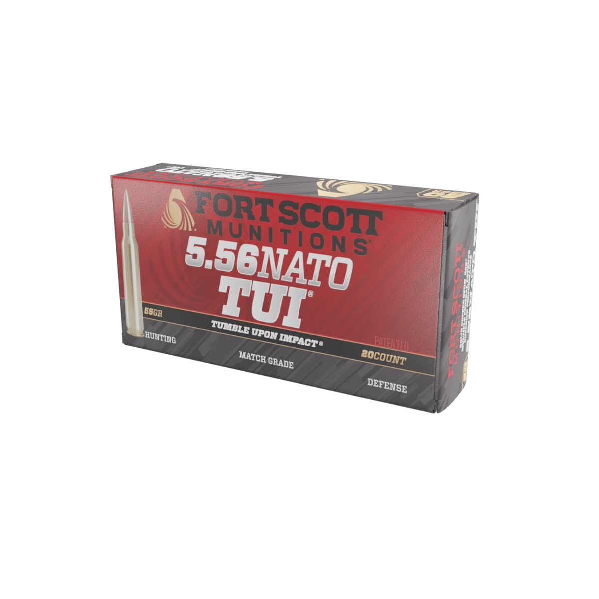 5.56 NATO SCS® TUI® - 55Gr Solid Copper Ammo — Fort Scott Munitions